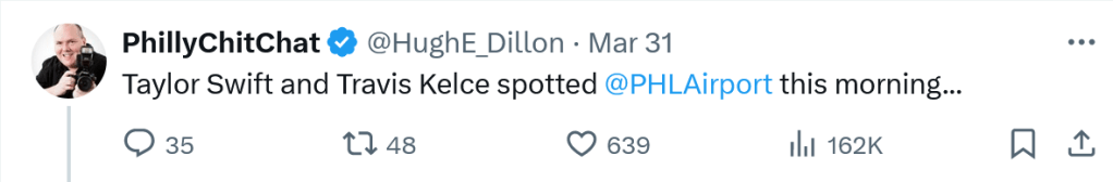 Taylor Swift and Travis Kelce Spent Easter in Philly - Philly Chit Chat